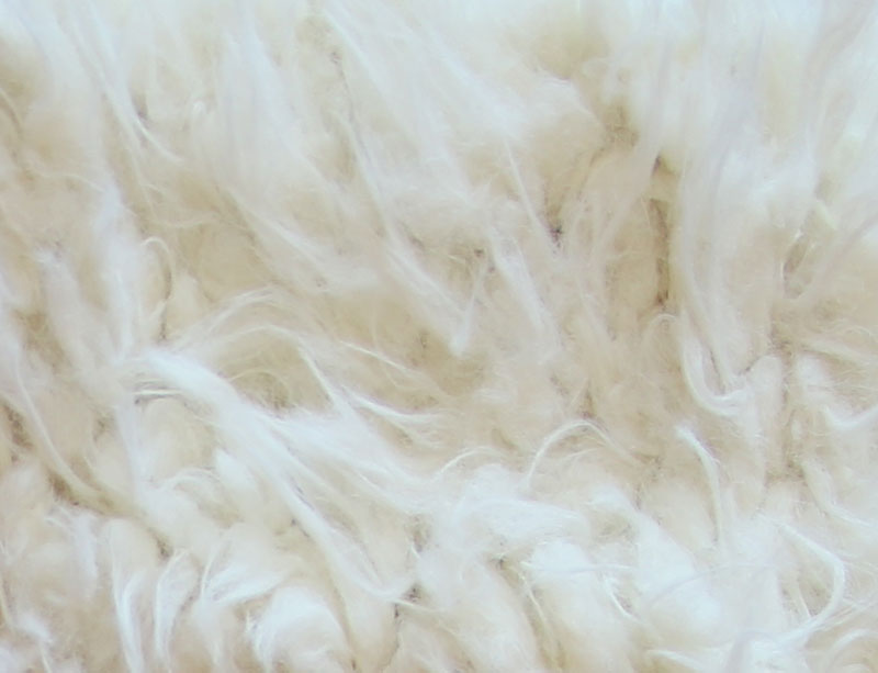 Catalogue of smooth long hair fabrics.